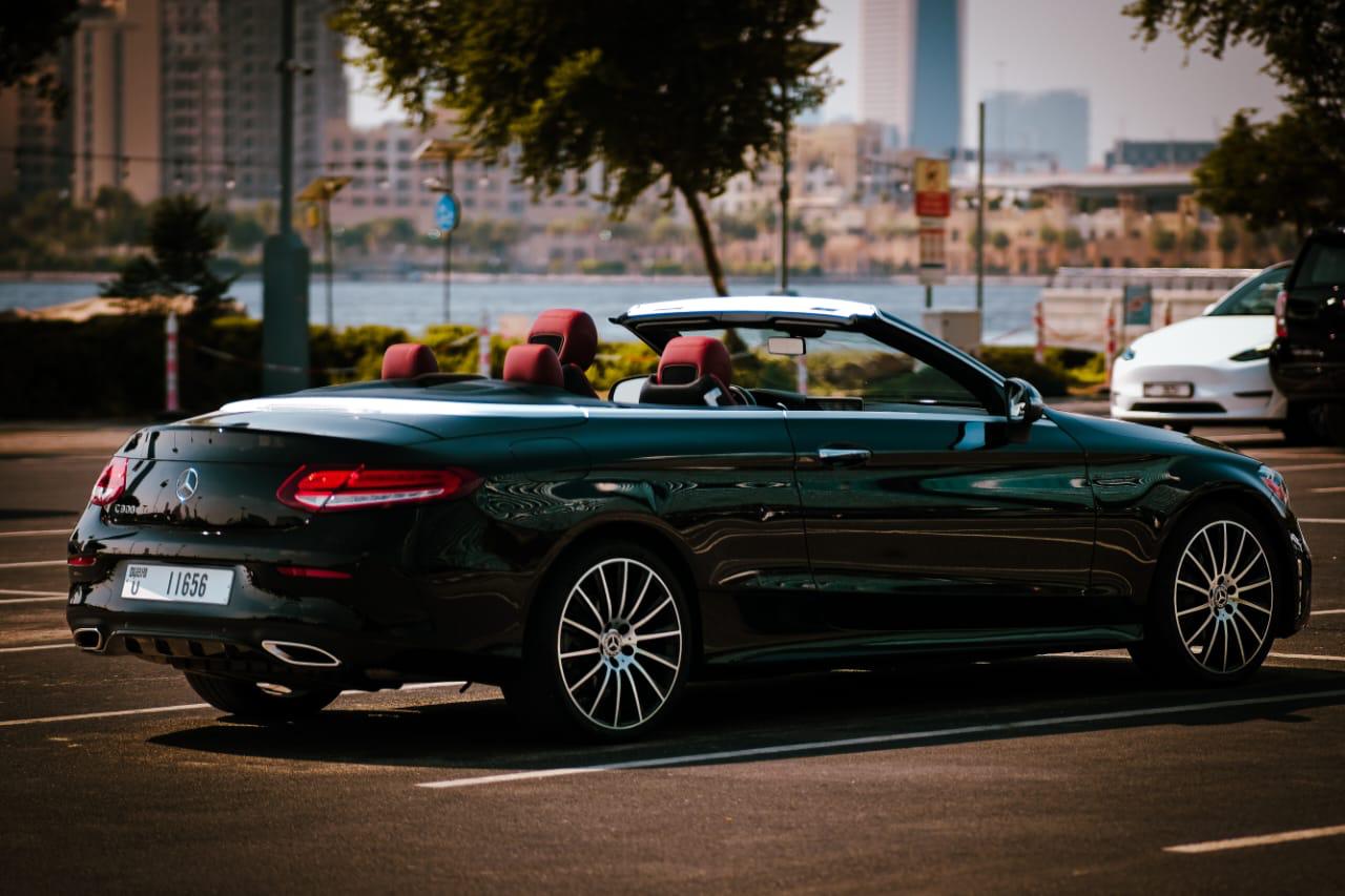 Mercedes C300 Convertible 2022 - ACE Luxury Car Rental Dubai | Rent ...